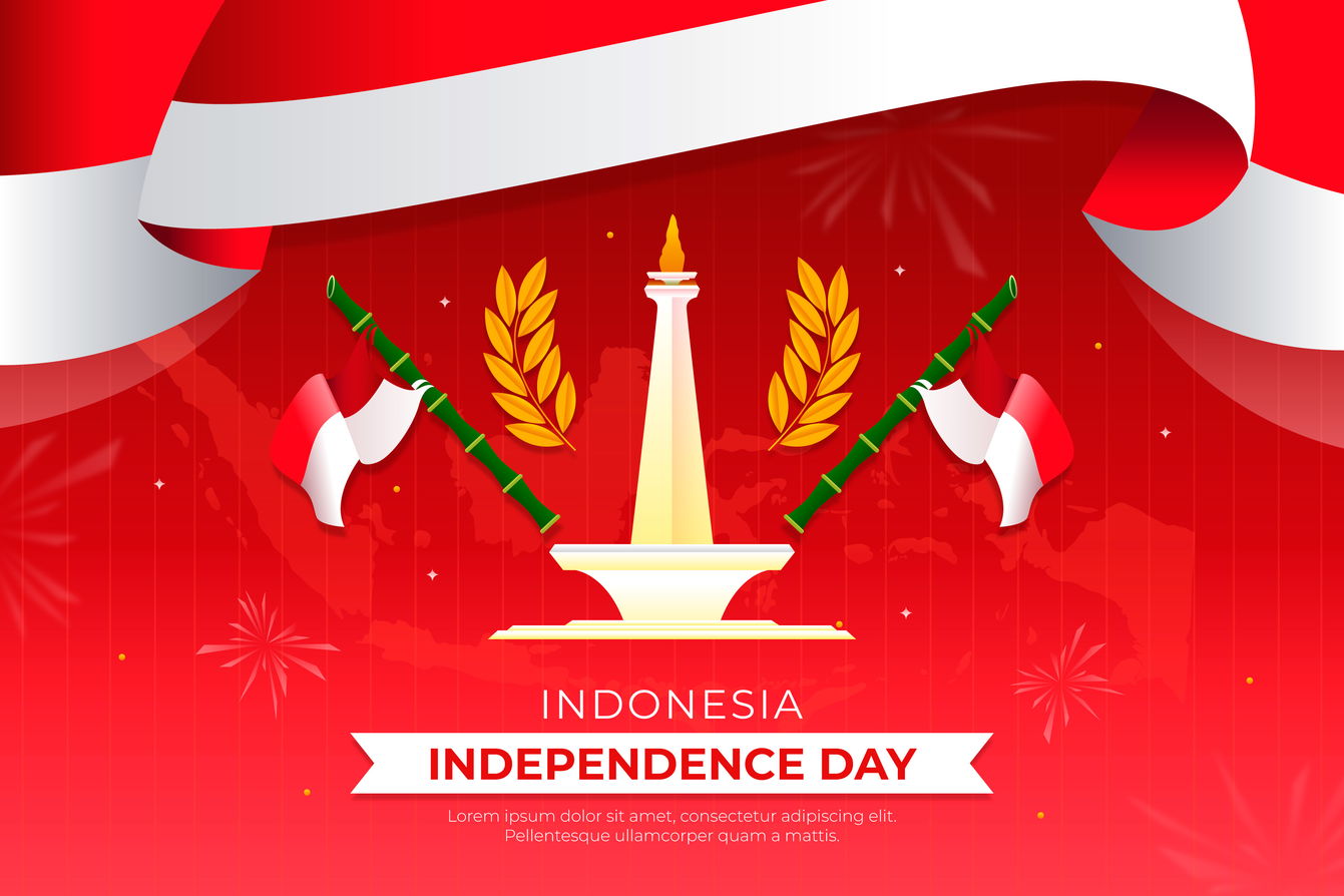 Download Background HUT RI ke 80 Gratis Full HD