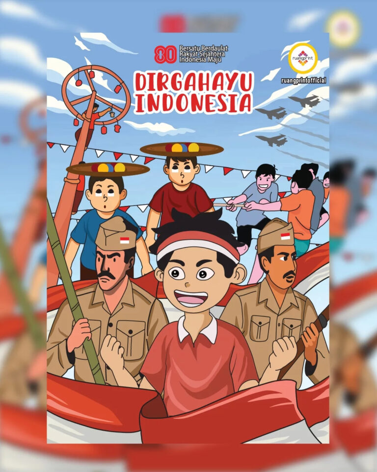 15 Contoh Desain Poster HUT RI ke 80 Terbaru - Deposito.co.id